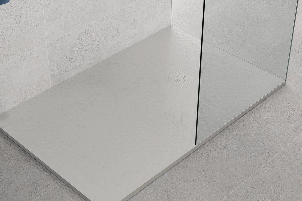 SMART SLATE - Plato de Ducha en Solid Surface Antibacterial con textur